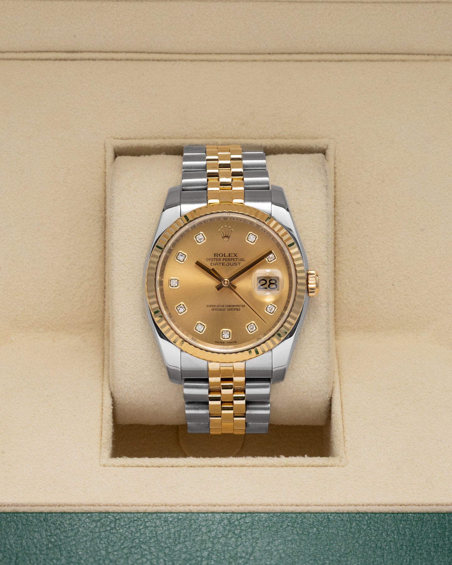 Steel & Gold Rolex Datejust 36 116233 – Noah's Fine Watches & Jewelry
